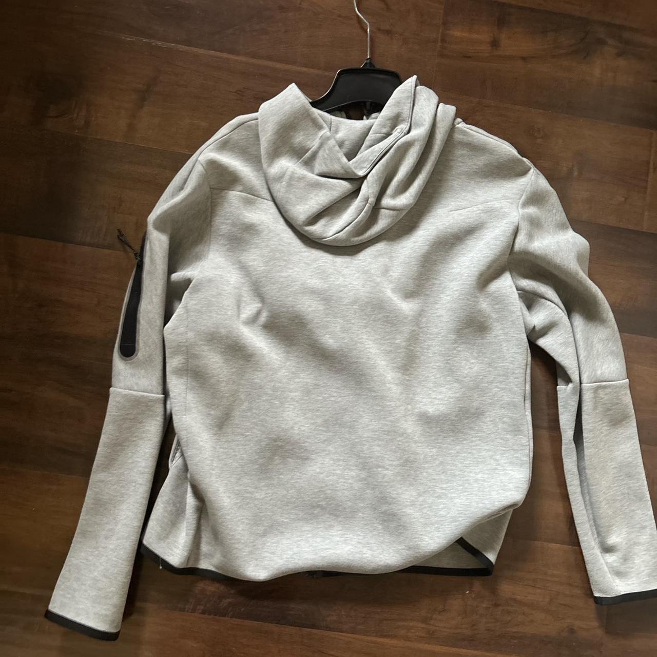 Grey Nike tech fleece hoodie | Depop