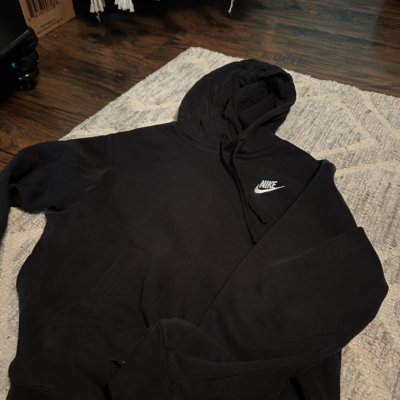 Black Nike Hoodie - Depop