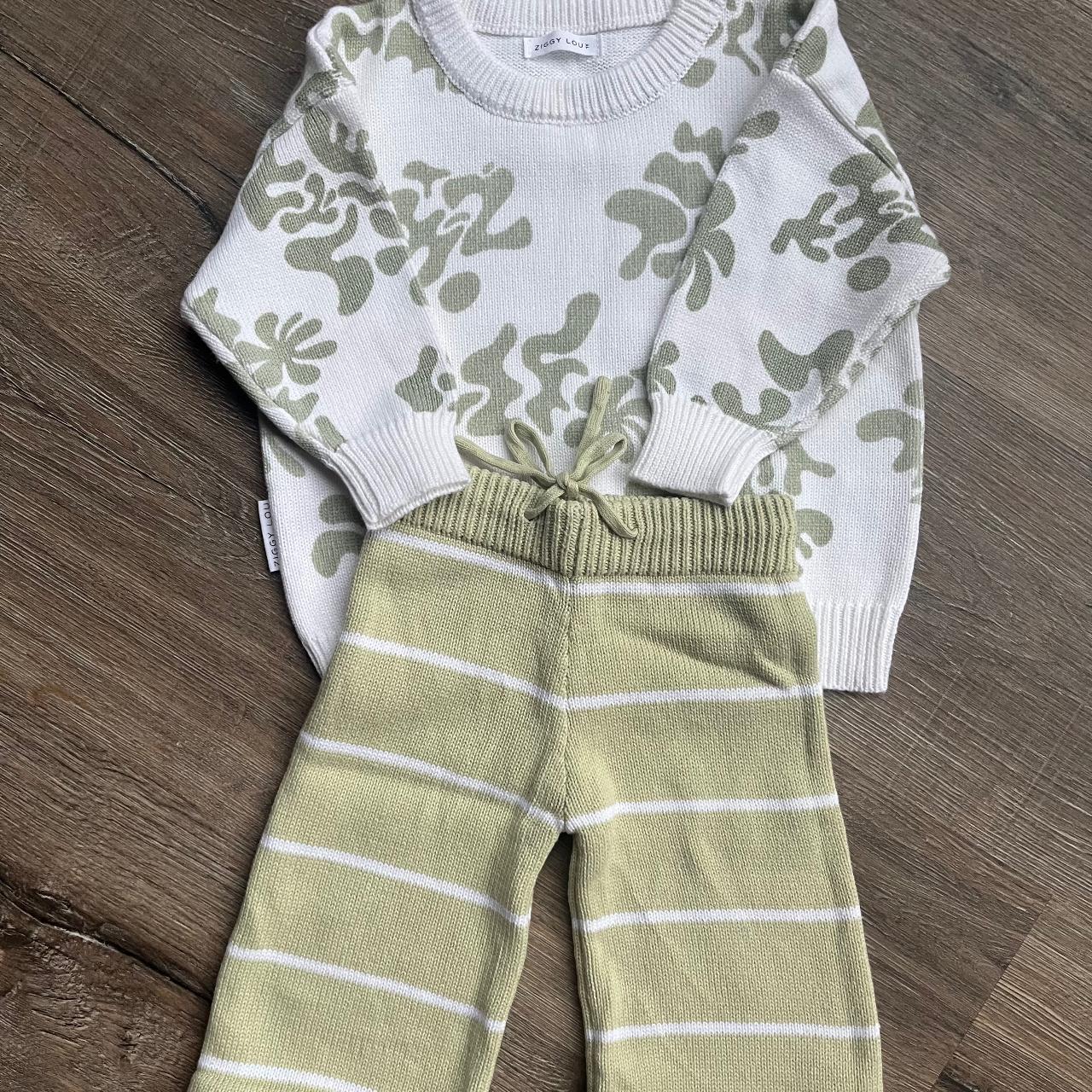 ZIGGY LOU bay & fern set Jumper size 1 BNWOT... - Depop