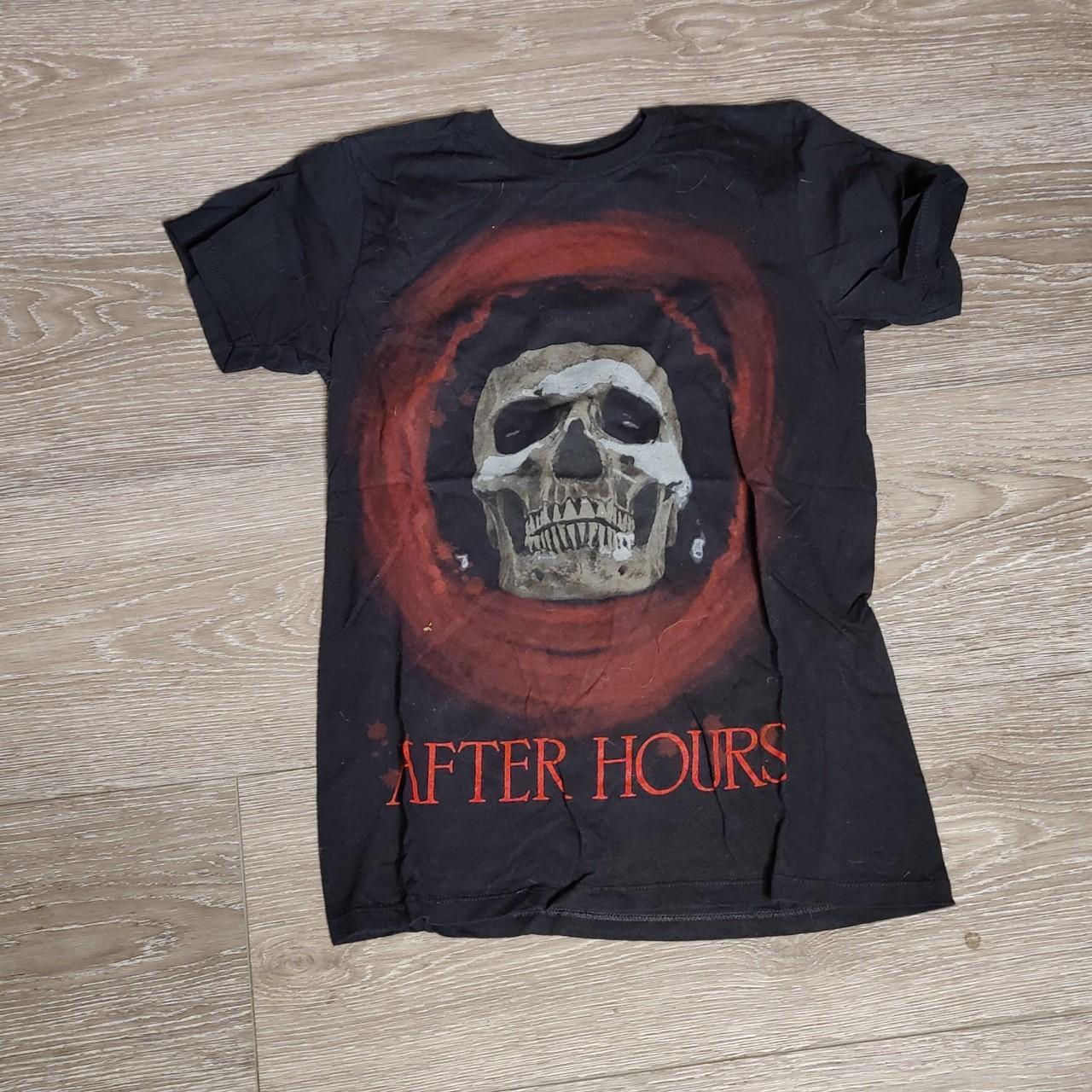 The Weeknd After Hours T-Shirt - black and red... | Depop