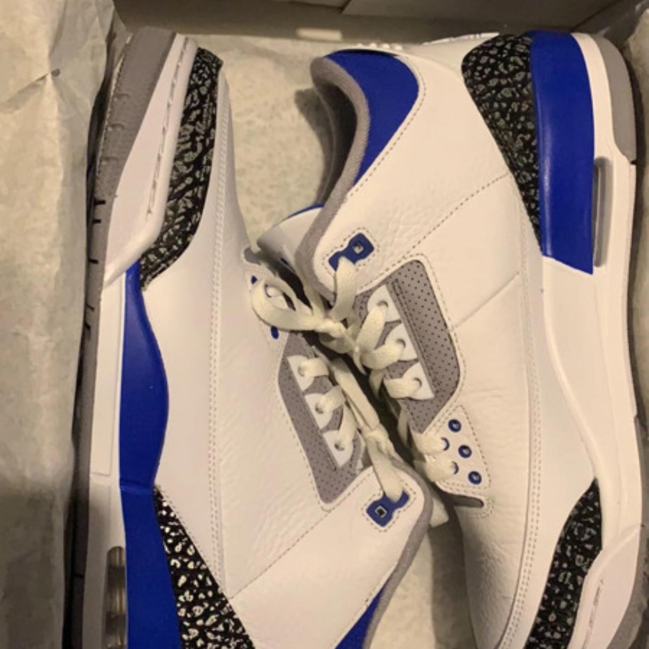 Jordan Retro 3 "Racer Blue" - Depop