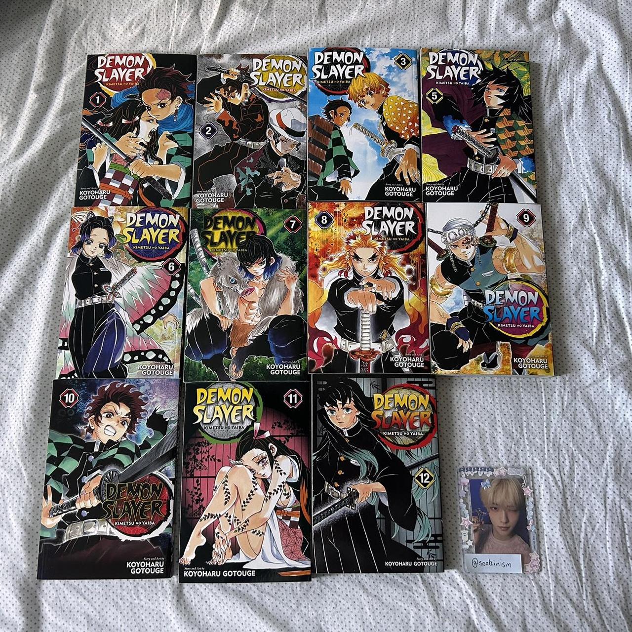 Demon Slayer manga collection 7 dollars for ONE... - Depop