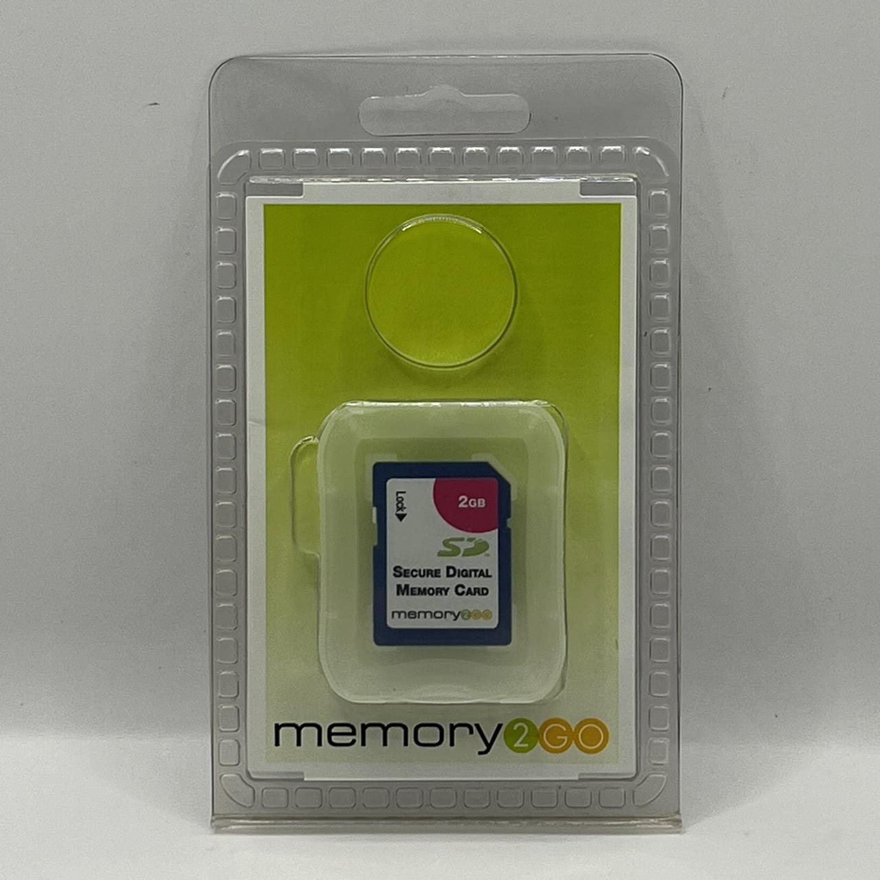 Memory 2 Go Secure Digital Memory Card - 2GB, white... - Depop