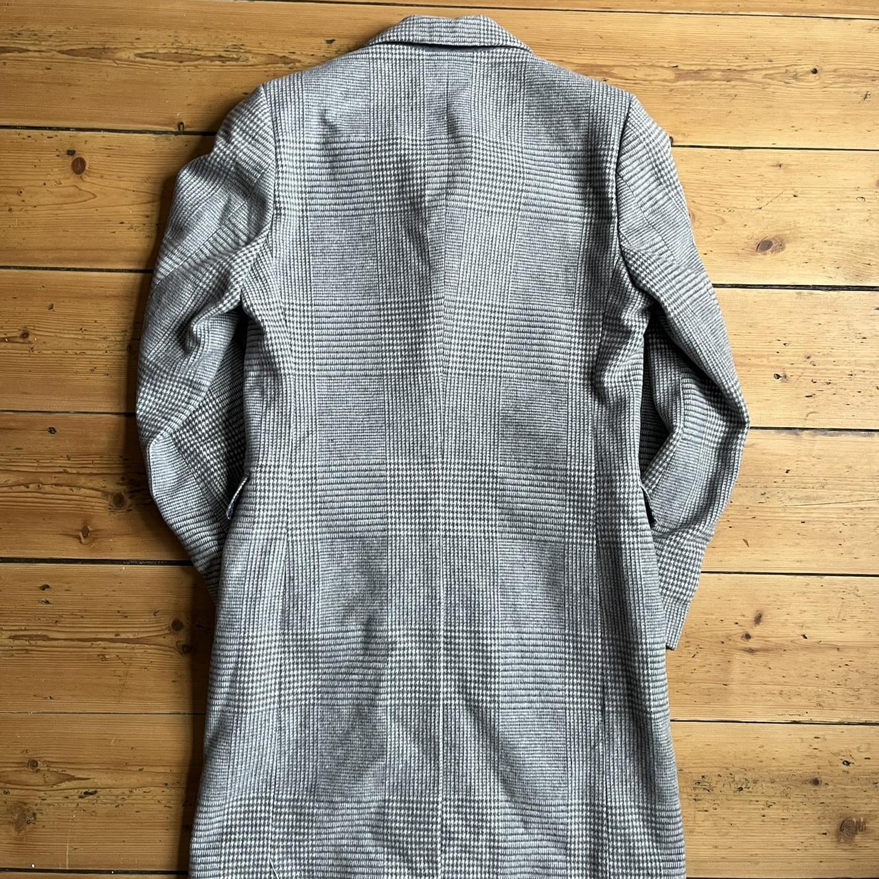 Gianni Feraud coat jacket Grey overcoat Size... - Depop