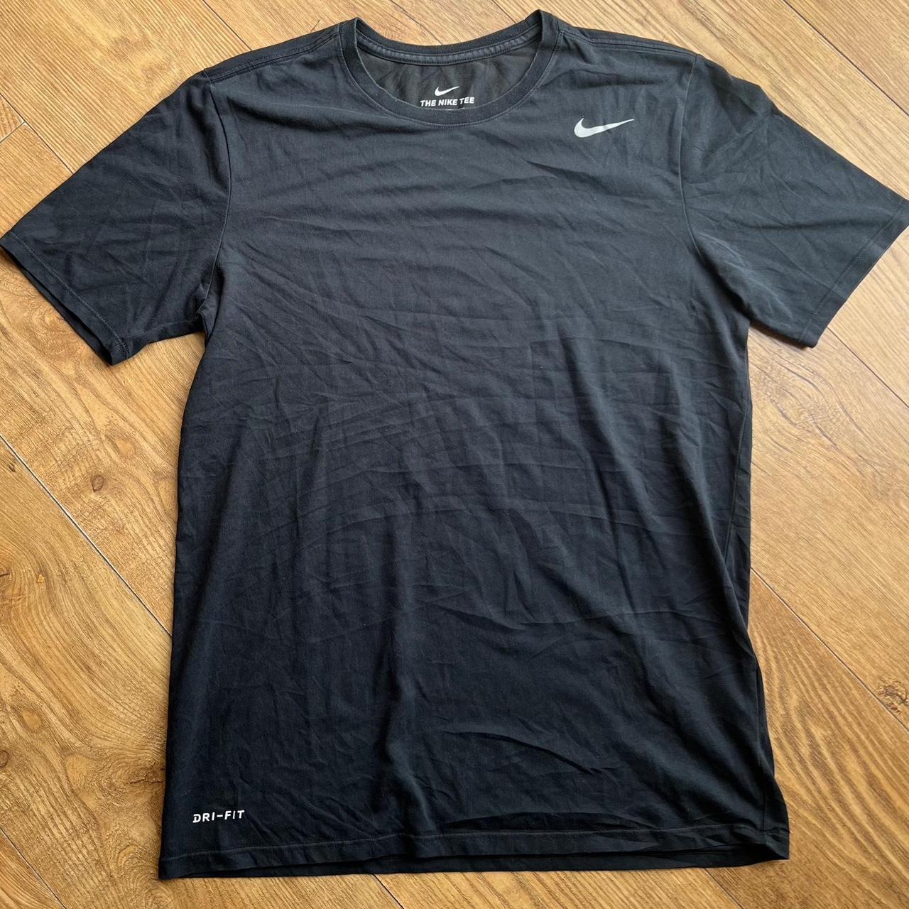 Nike Black Dri-Fit T-Shirt Condition - Used no... | Depop