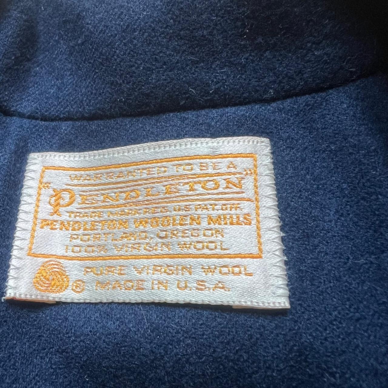 Pendleton Size 6 Navy Blue Classic VINTAGE Pure... - Depop