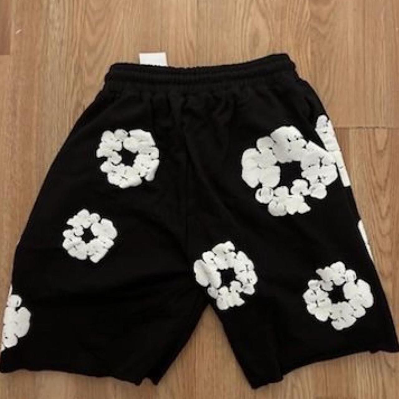 Denim Tears shorts (black) size M Dm to buy! - Depop