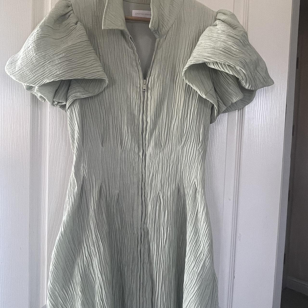 Jonathan Simkhai signature Cleo dress in mint green... - Depop