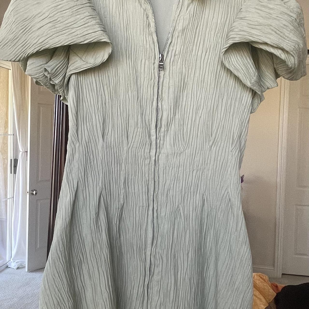 Jonathan Simkhai signature Cleo dress in mint green... - Depop