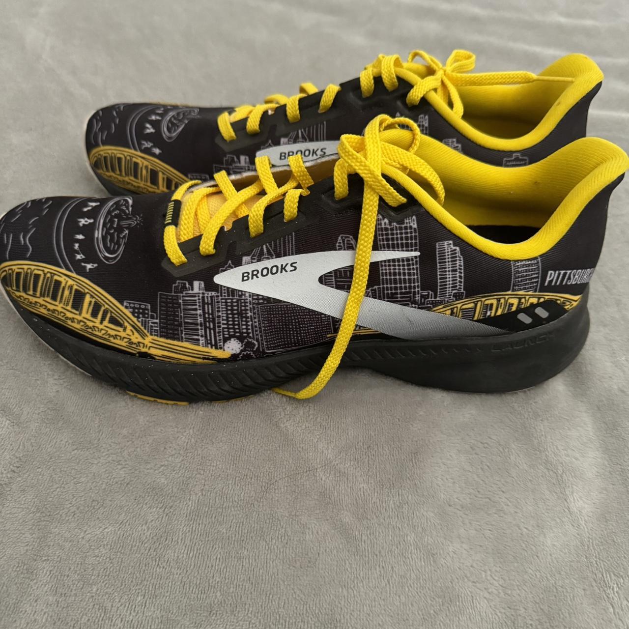 Rare Brooks Launch 8 Pittsburgh Marathon Running Shoes - Depop