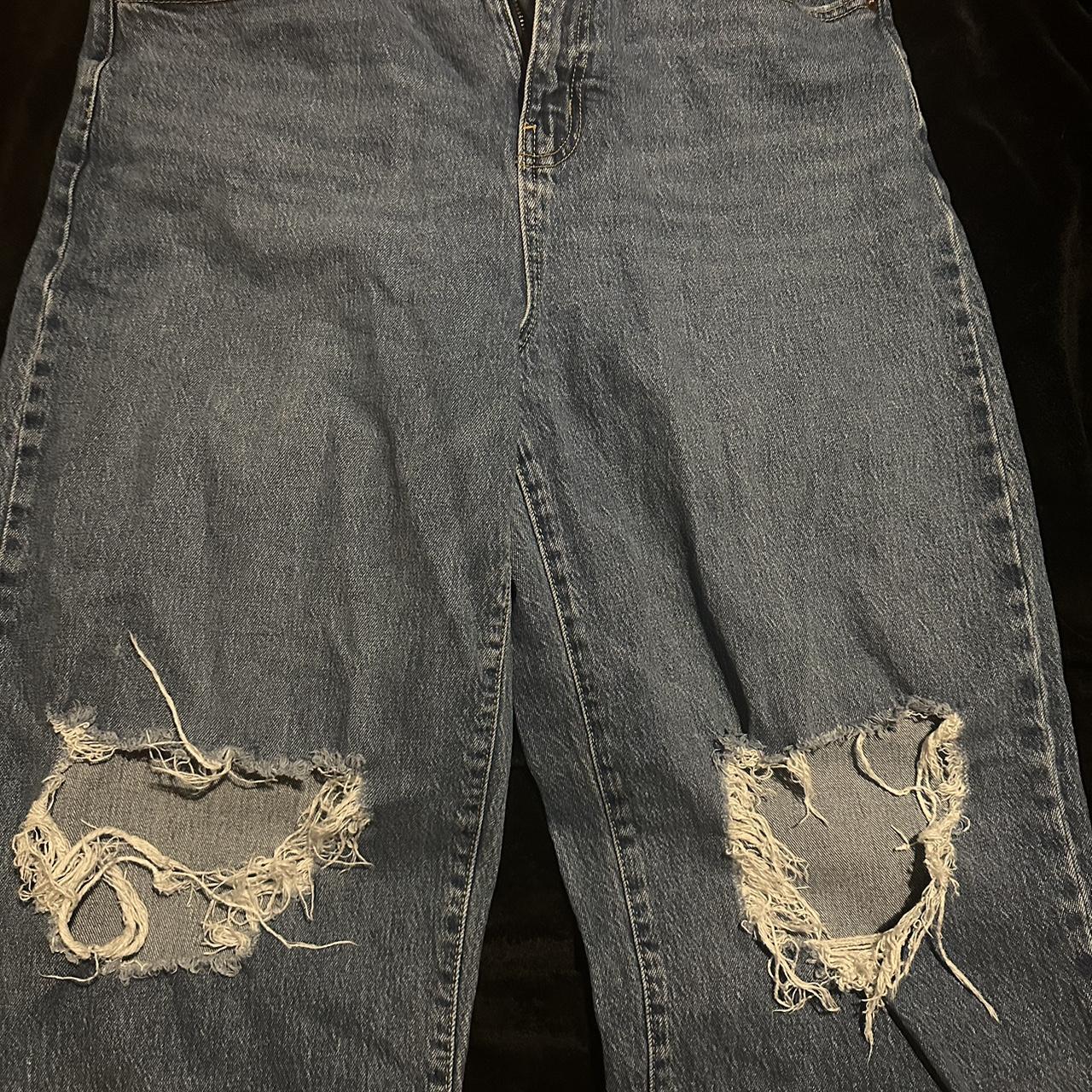 Cute target baggy ripped jeans size 15 Send offers!... - Depop
