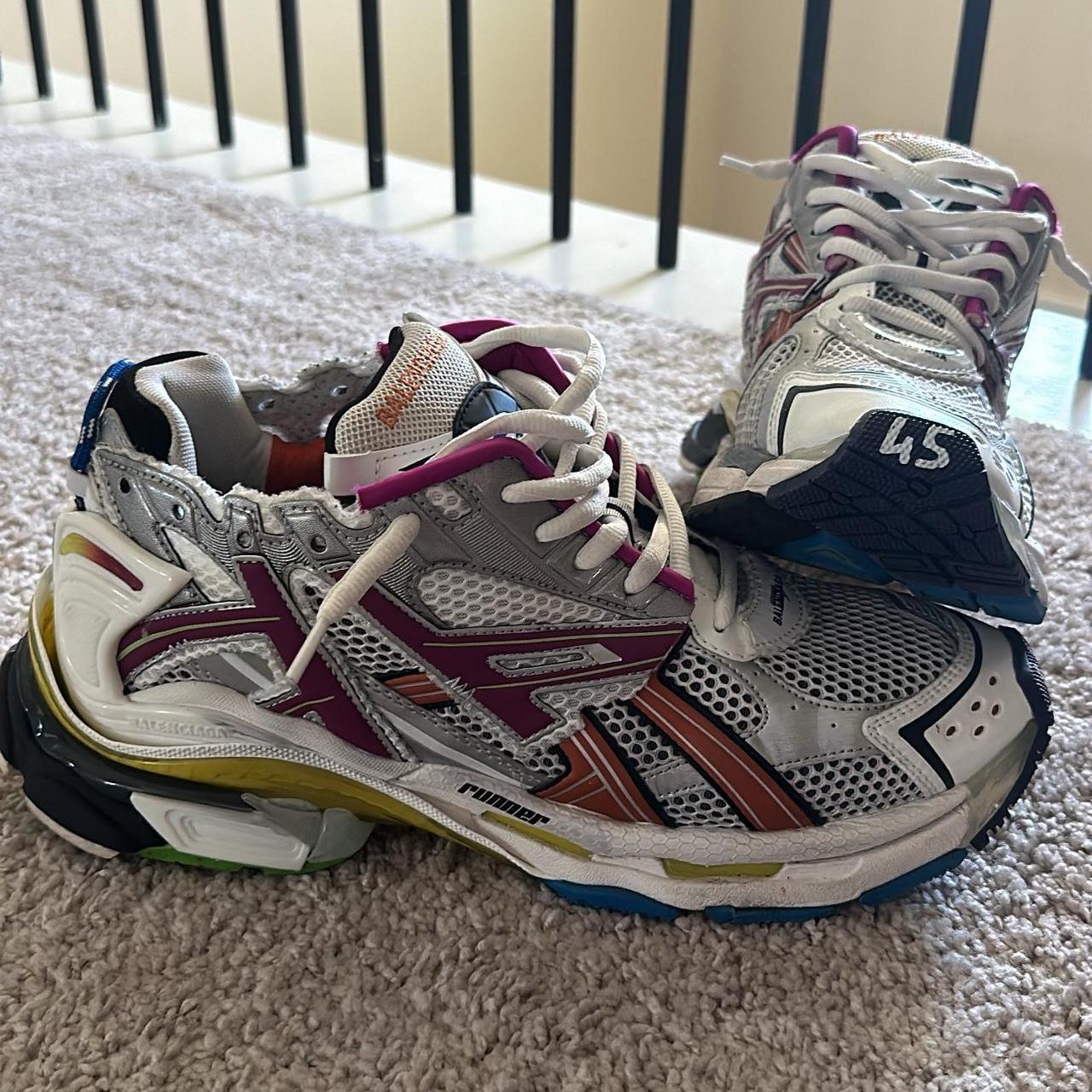 Balenciaga Multi-Color Runners - Depop