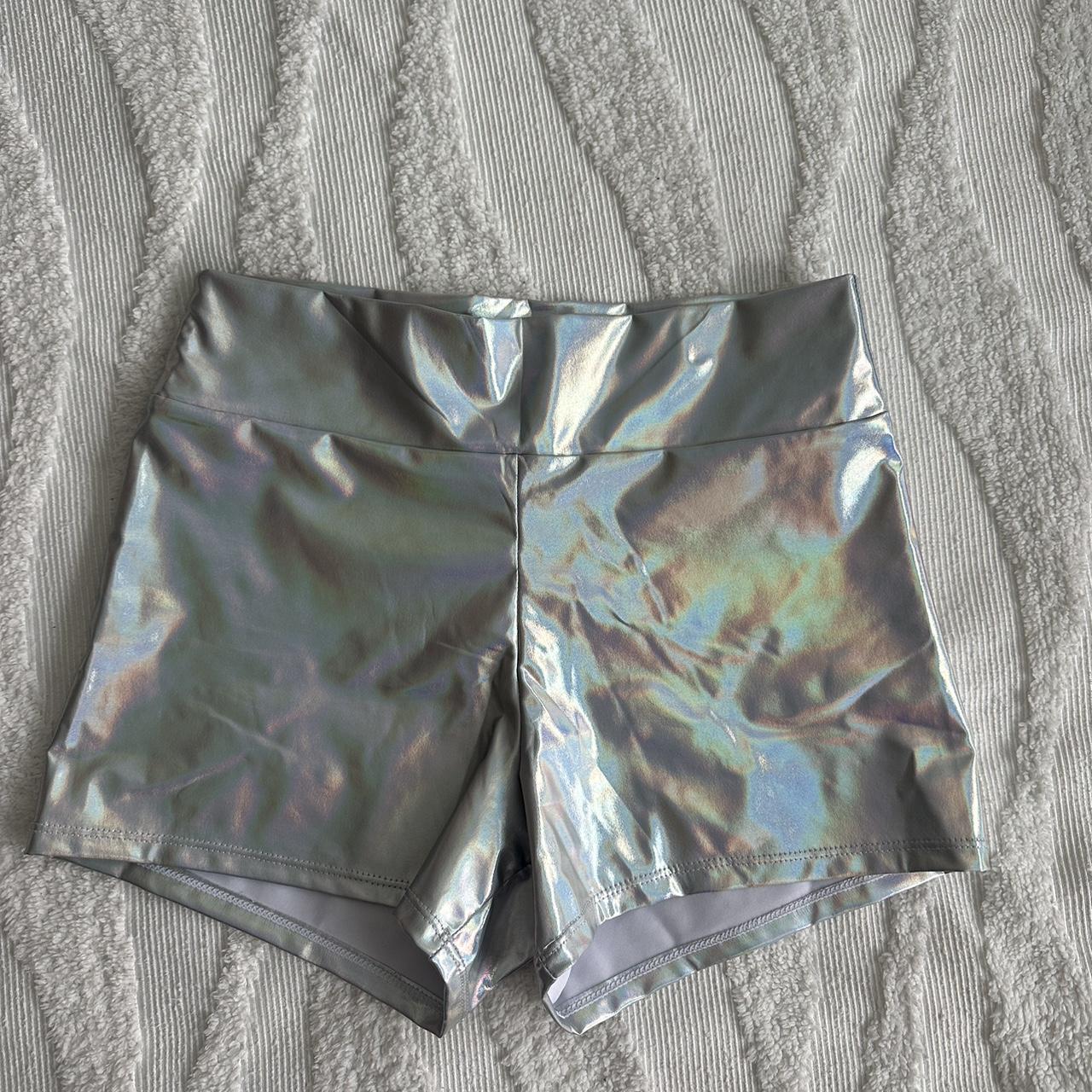 Metallic Spandex Shorts from Amazon (were meant for... - Depop