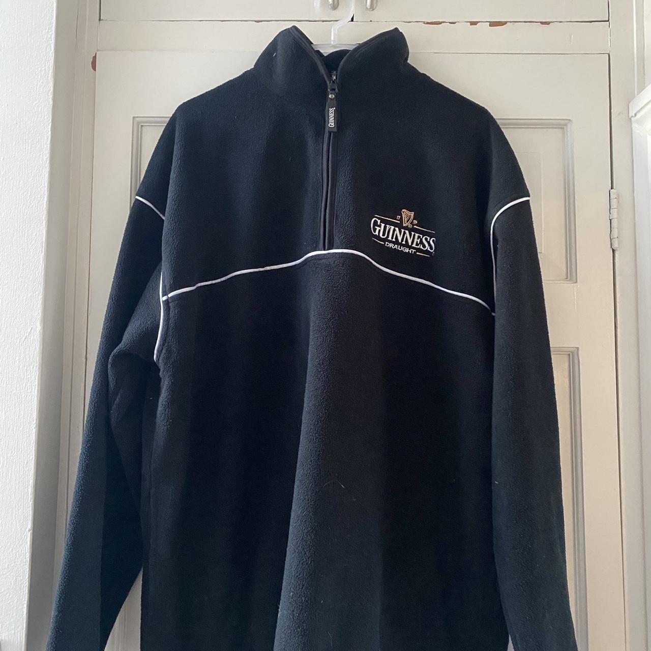 🇮🇪 Guinness official 1/4 zip fleece, size L/XL,... | Depop