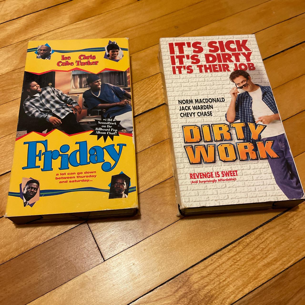 Friday and Dirty Work VHS tapes - 2 movie set Two... - Depop