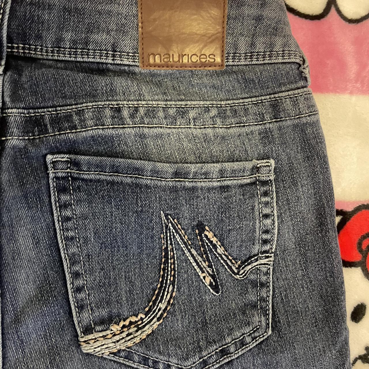 Mauces low rise jeans with a slight flare at the... - Depop