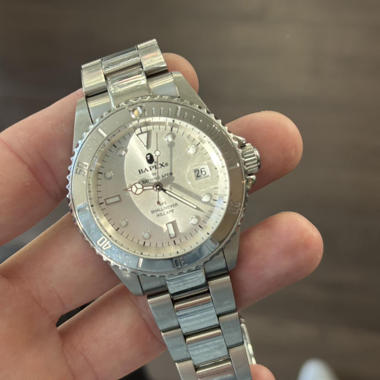 BAPEX TYPE 1 Box included ROLEX BAPE #watch... - Depop