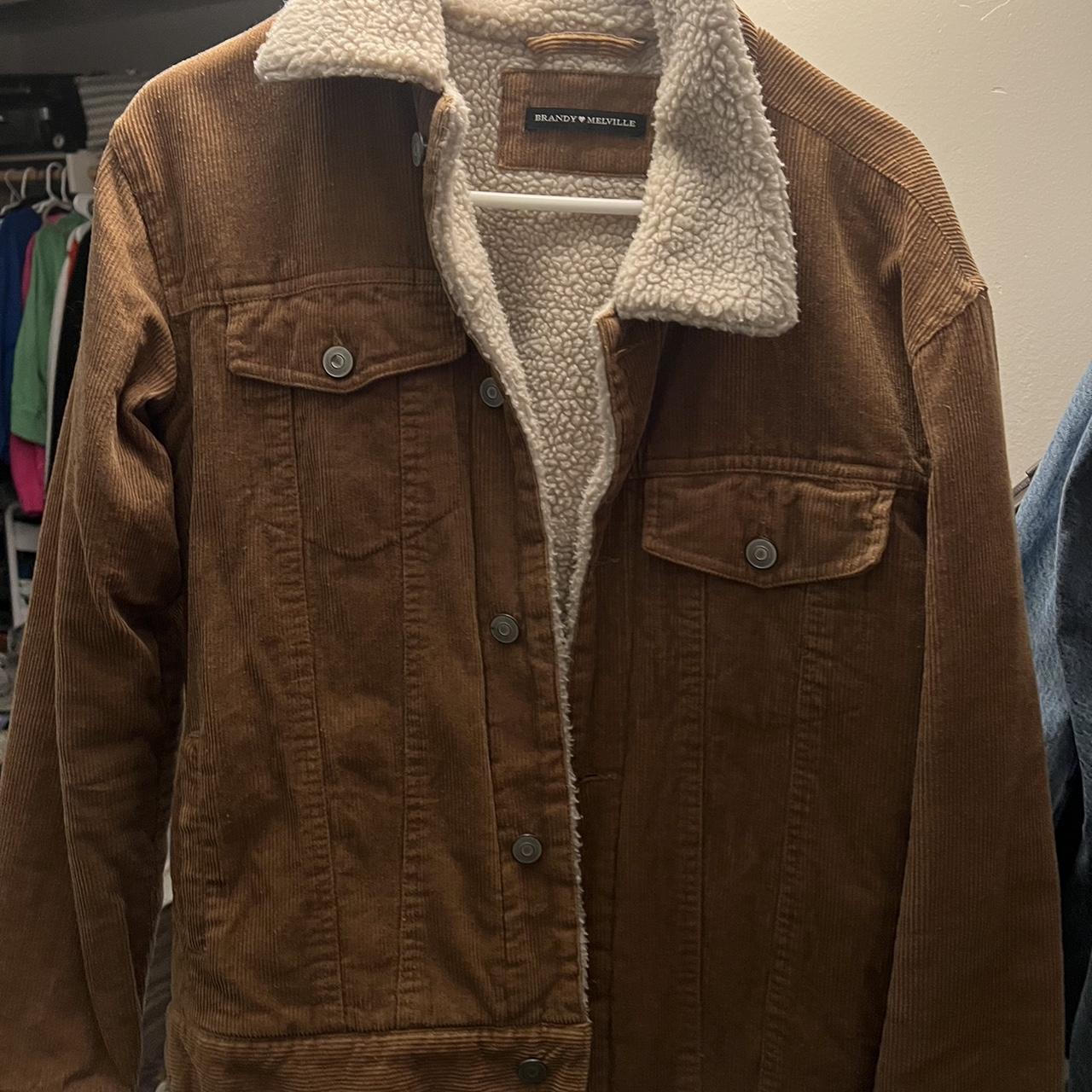 Brandy corduroy brown coat - Depop