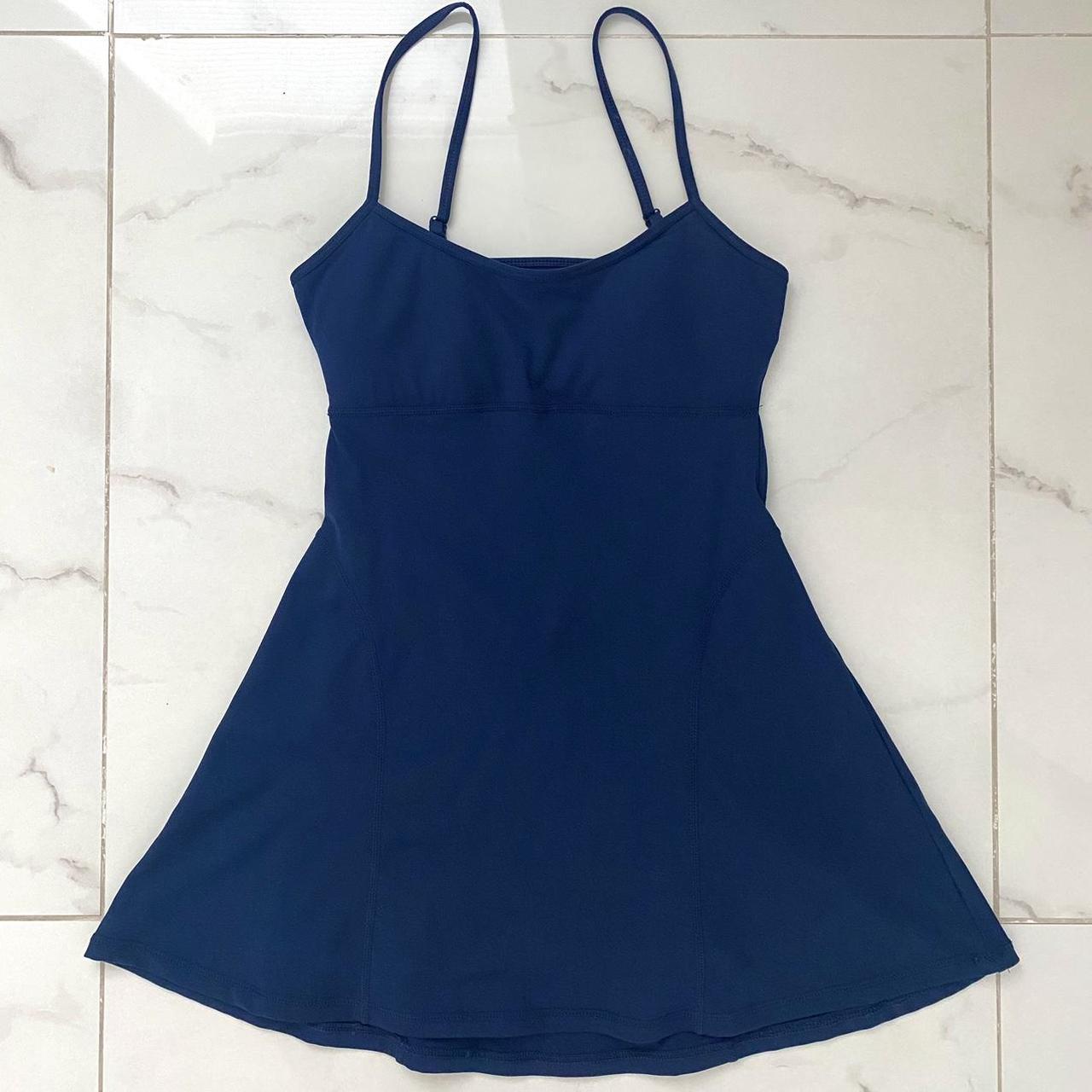 navy pacsun dress sporty dress perfect for casual... - Depop