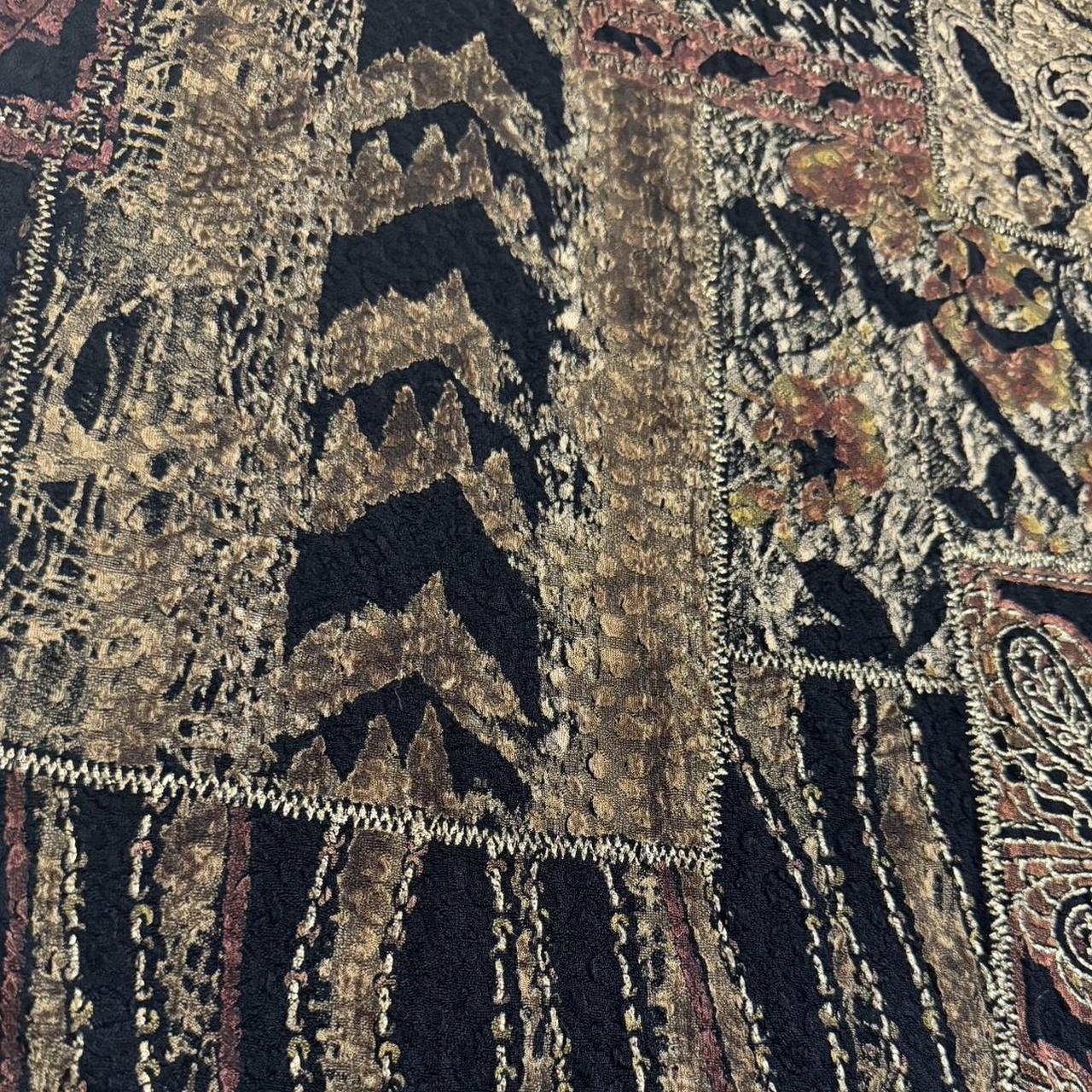 Really beautiful and intricate earthy colored tank... | Depop