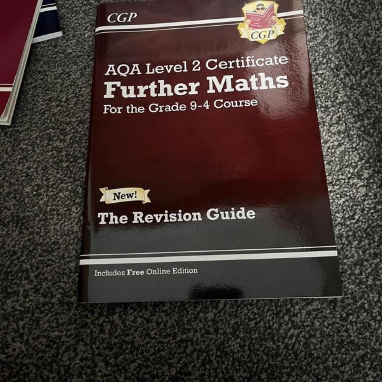 AQA Further Maths Revision Guides GCSE Further... - Depop