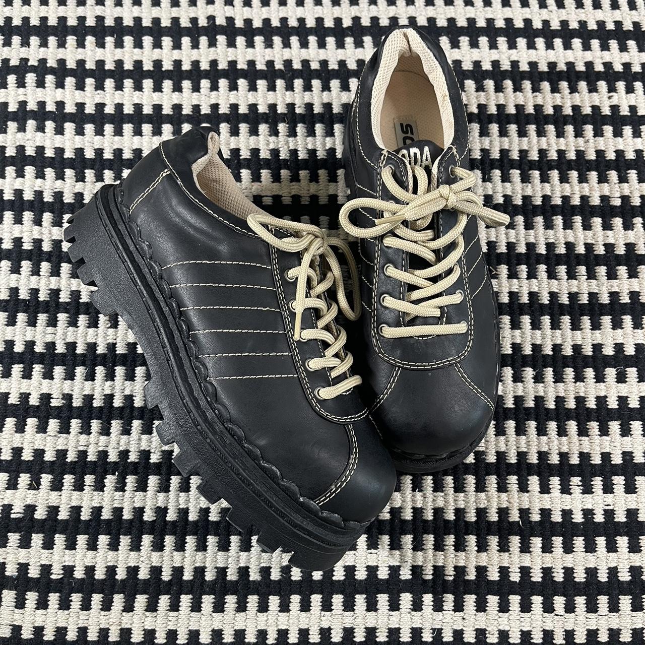 Y2K Soda Chunky Platform Sneakers Size 8 1/2... - Depop