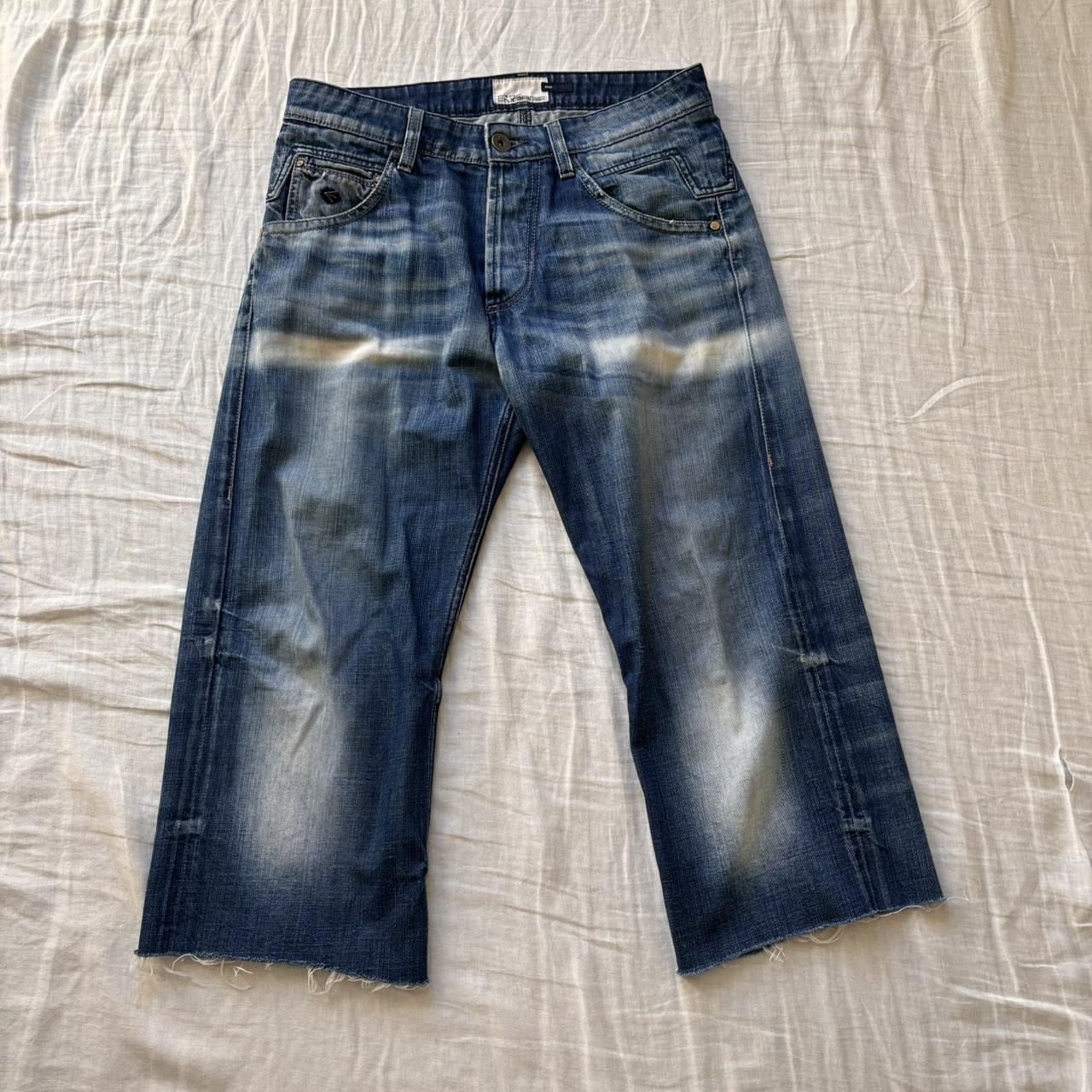 Vintage Early 2000s Énergie Jeans. Cropped to... - Depop
