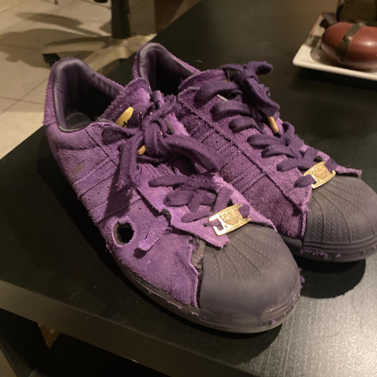 Adidas Originals purple Superstar pro kader skate... | Depop