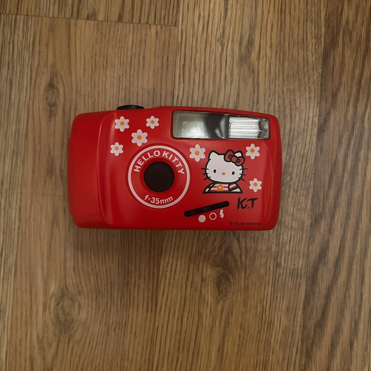 vintage hello kitty sanrio 35mm point and shoot film... - Depop