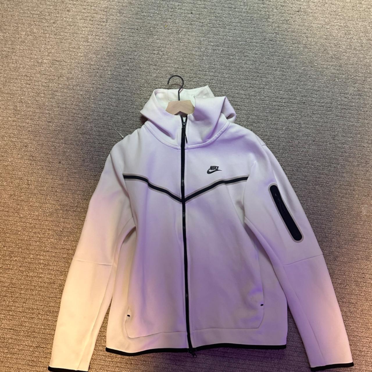 White Nike Tech Size Large Very good condition - Depop