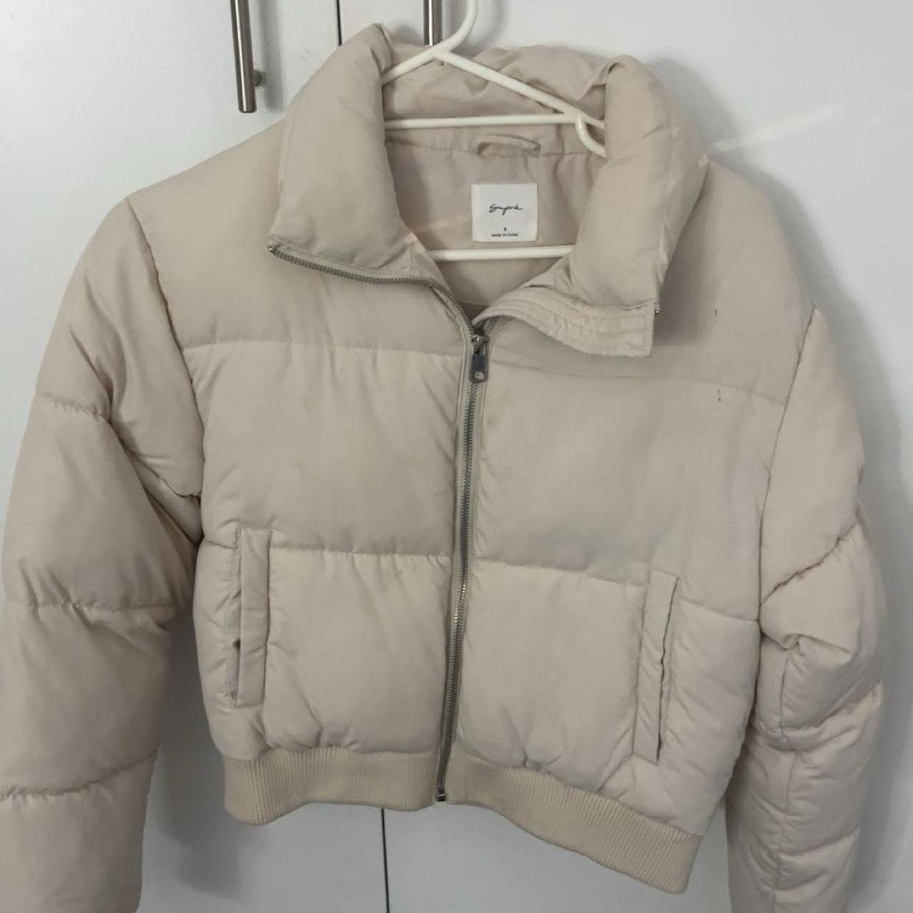 Supré Puffer Cropped Jacket size small never worn | Depop