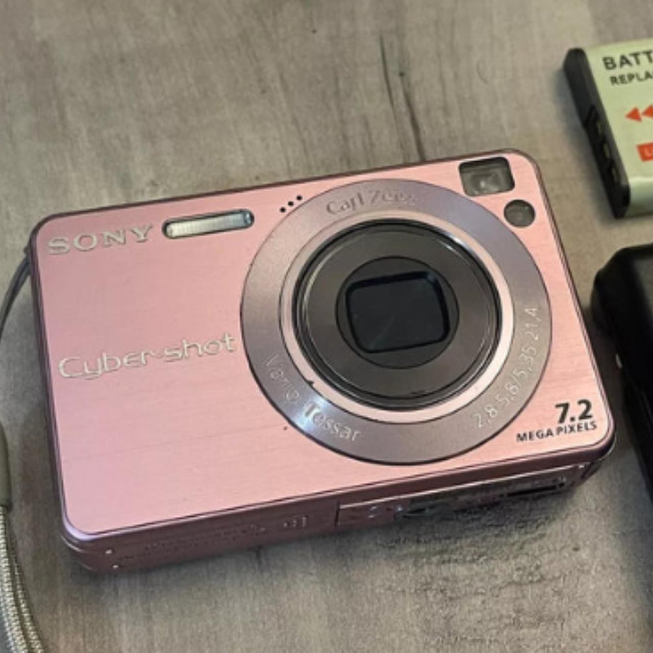 Sony Cyber-shot DSC-W120 Pink 7.2 MP Digital Camera... - Depop