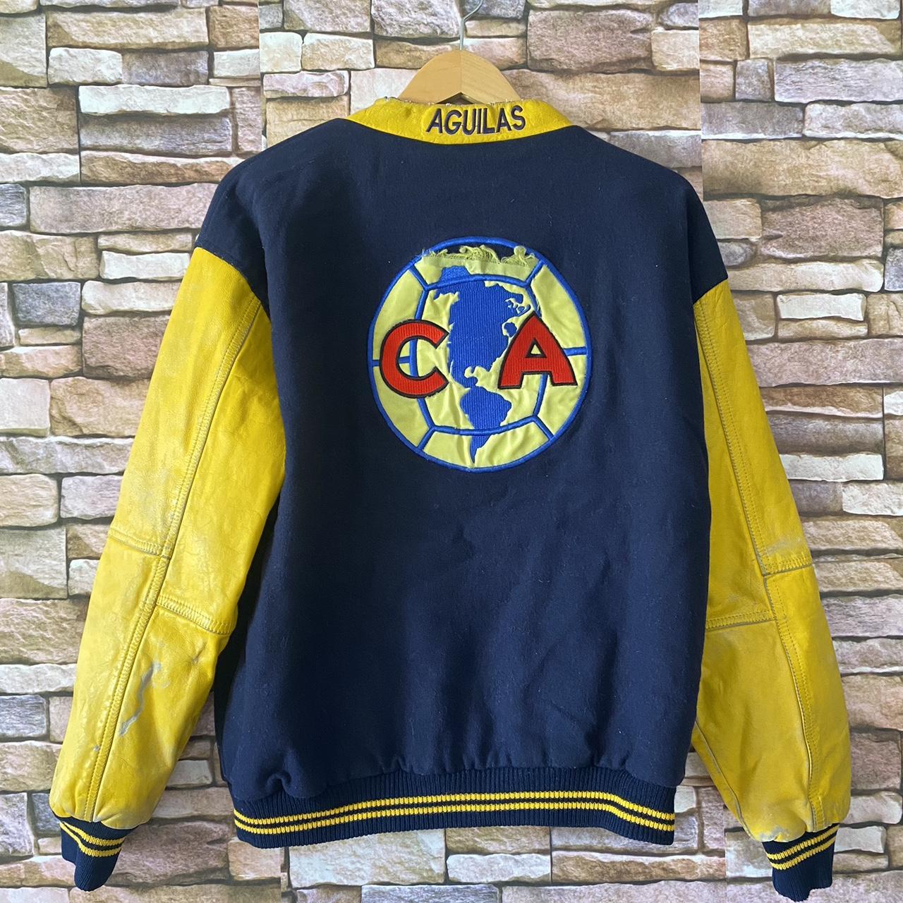 Vintage Club America Jacket Footboll Club Soccer... - Depop
