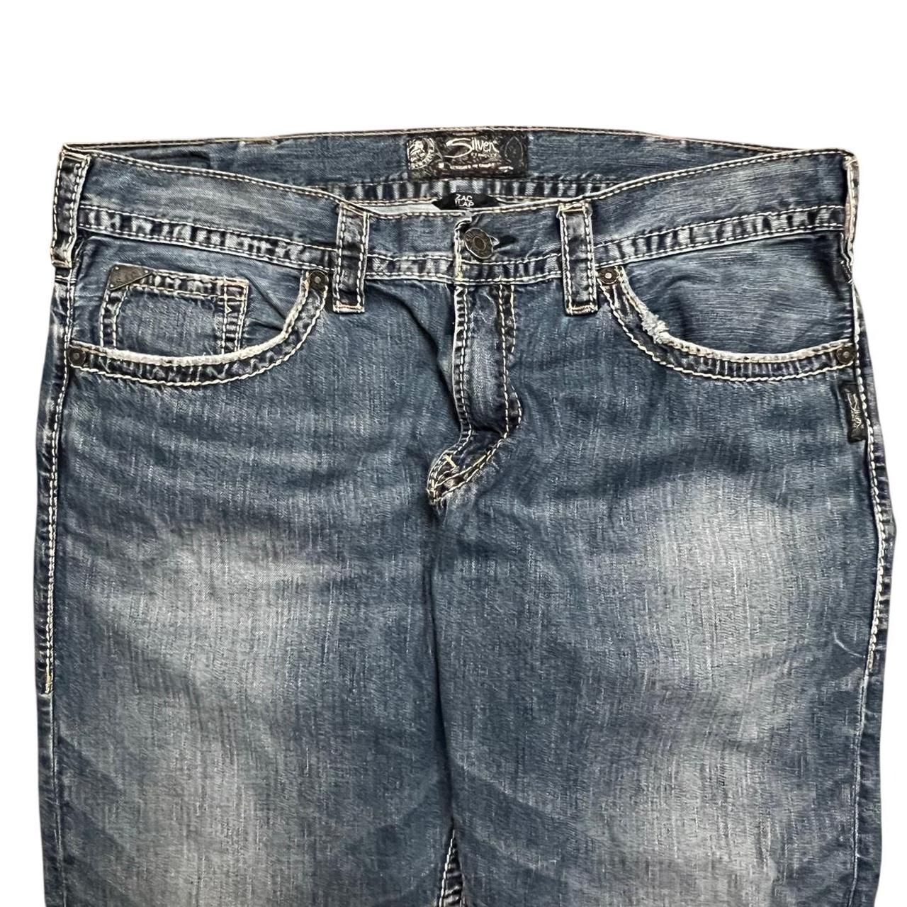 38X30 Jeans , irl is more blue than grey , too tall... - Depop