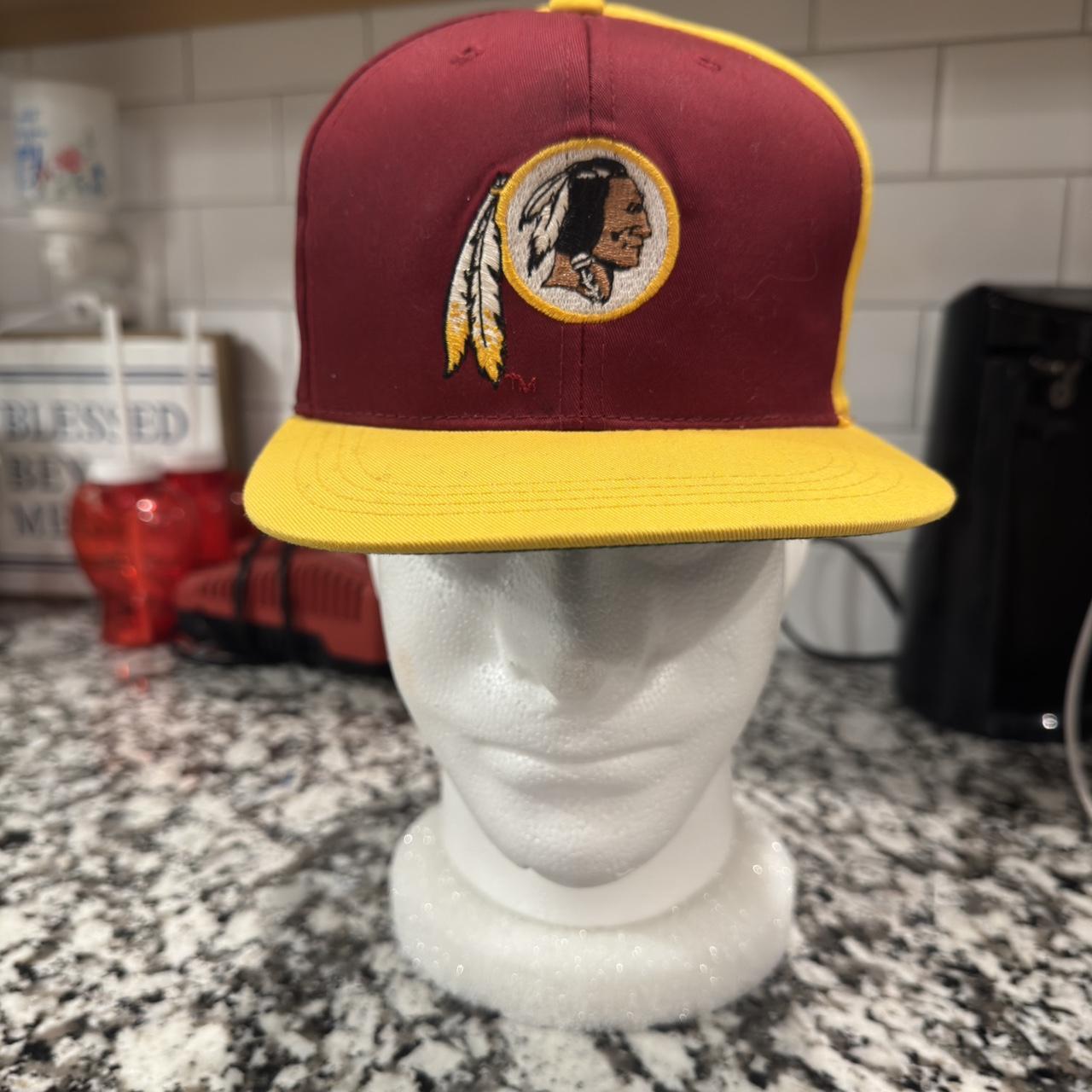 Vintage Washington Redskins Color-block Snapback... | Depop