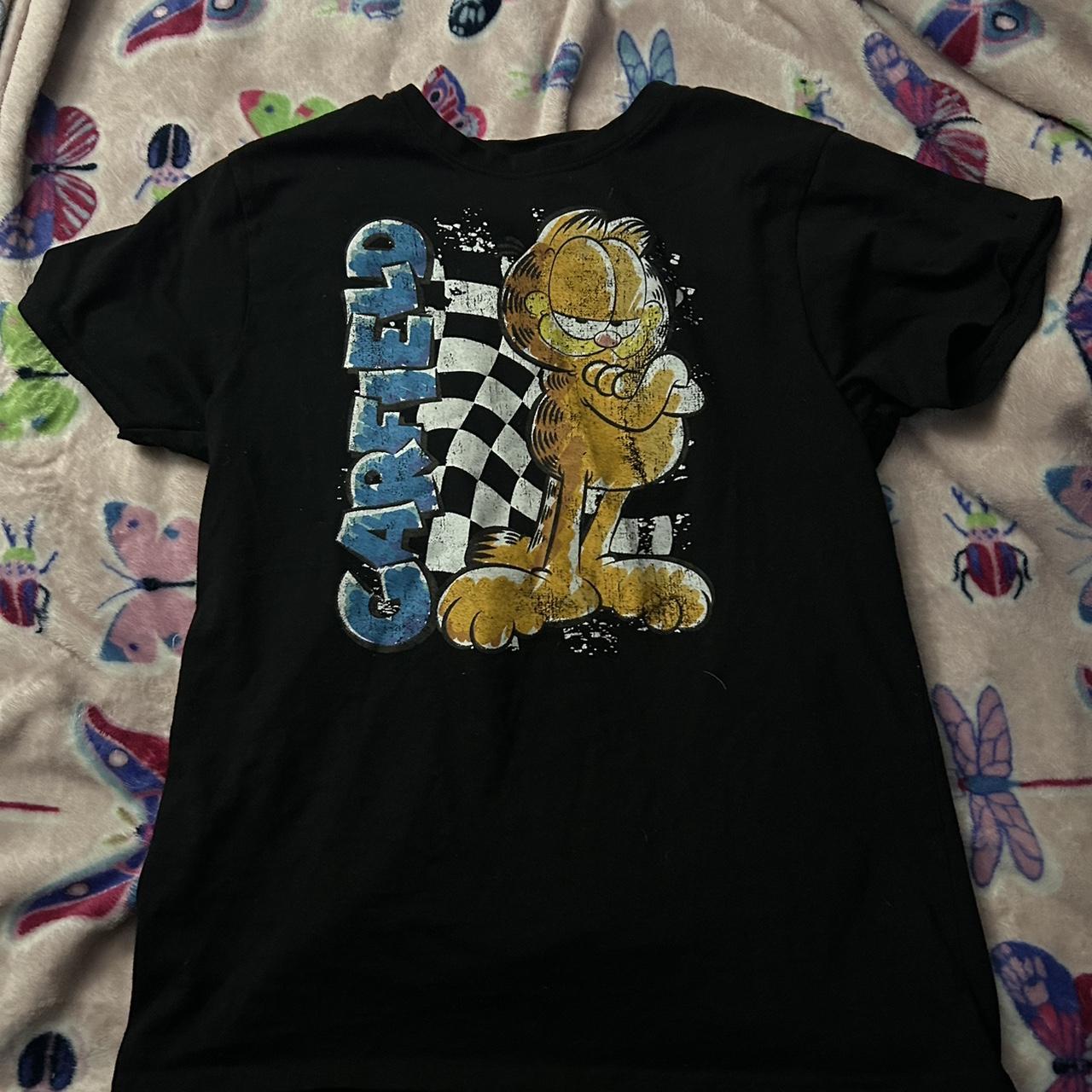 Garfield racing graphic tee #garfield #racing every... - Depop