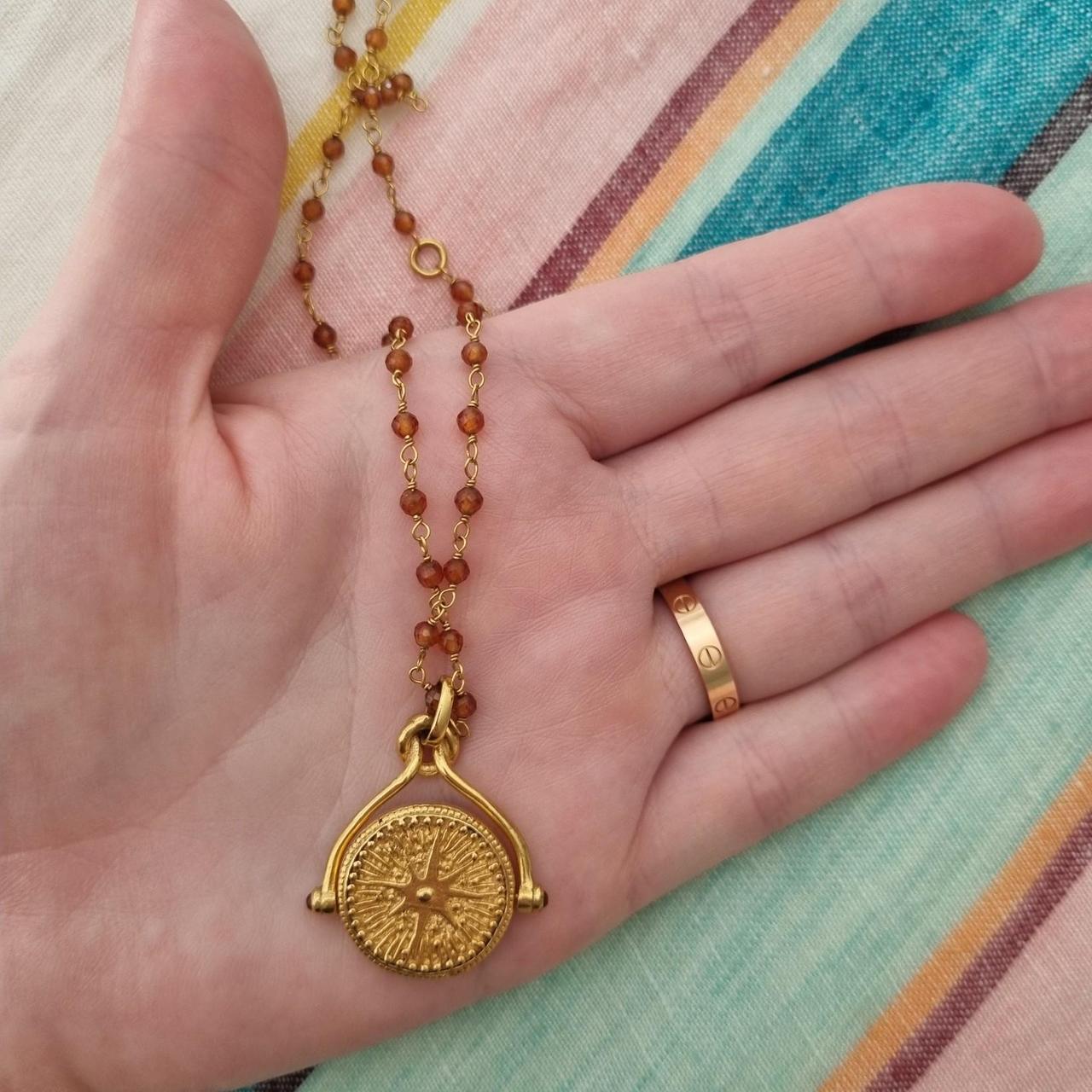 Spell Moonscape Necklace Worn once and in EUC no... - Depop