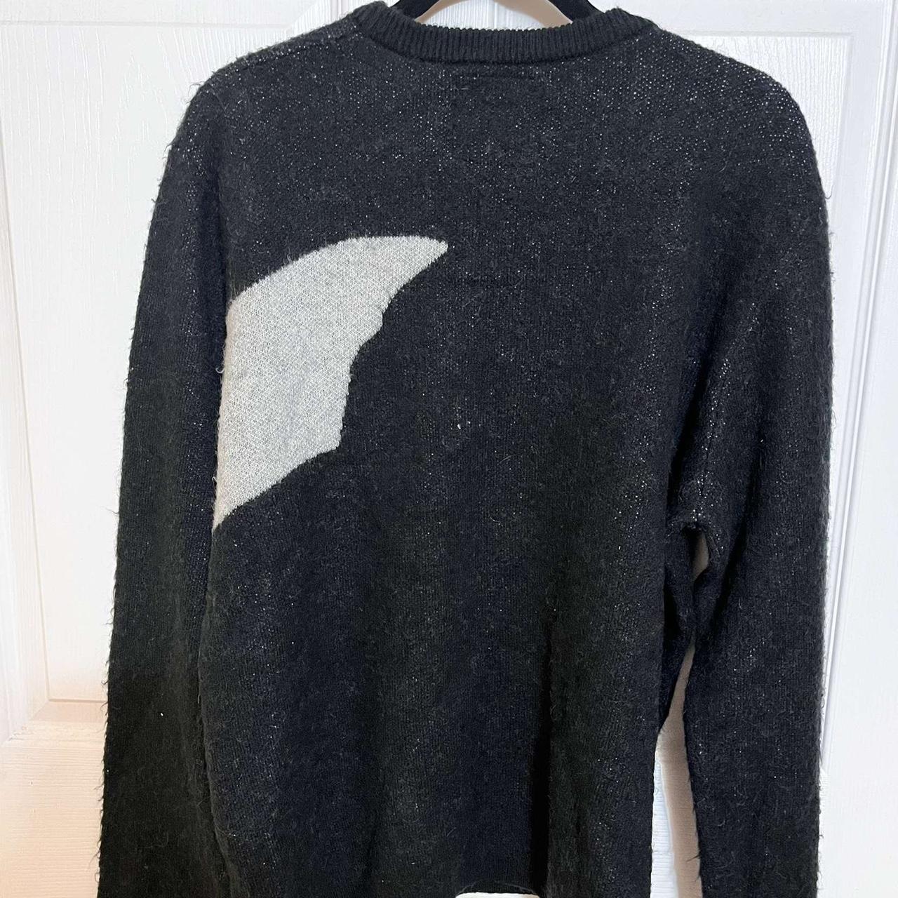 Black and white Ditch sweater #goth #grunge | Depop