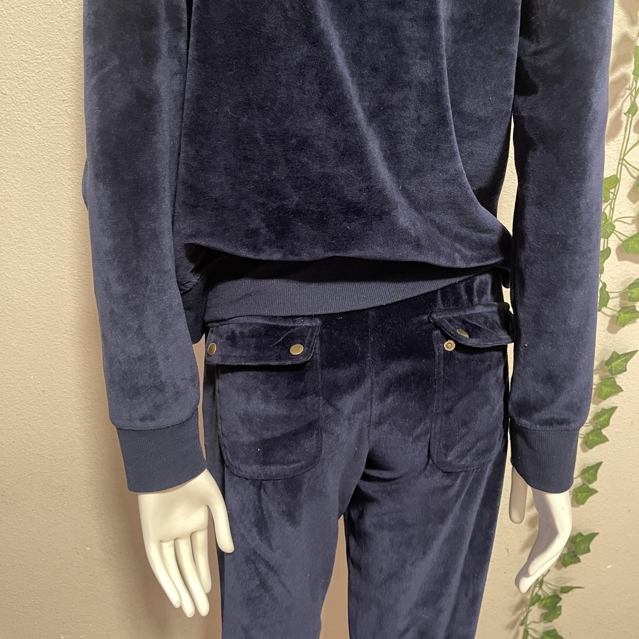 Blue Velour Tracksuit Set🦋 Brand: Vivi Diva Size:... - Depop