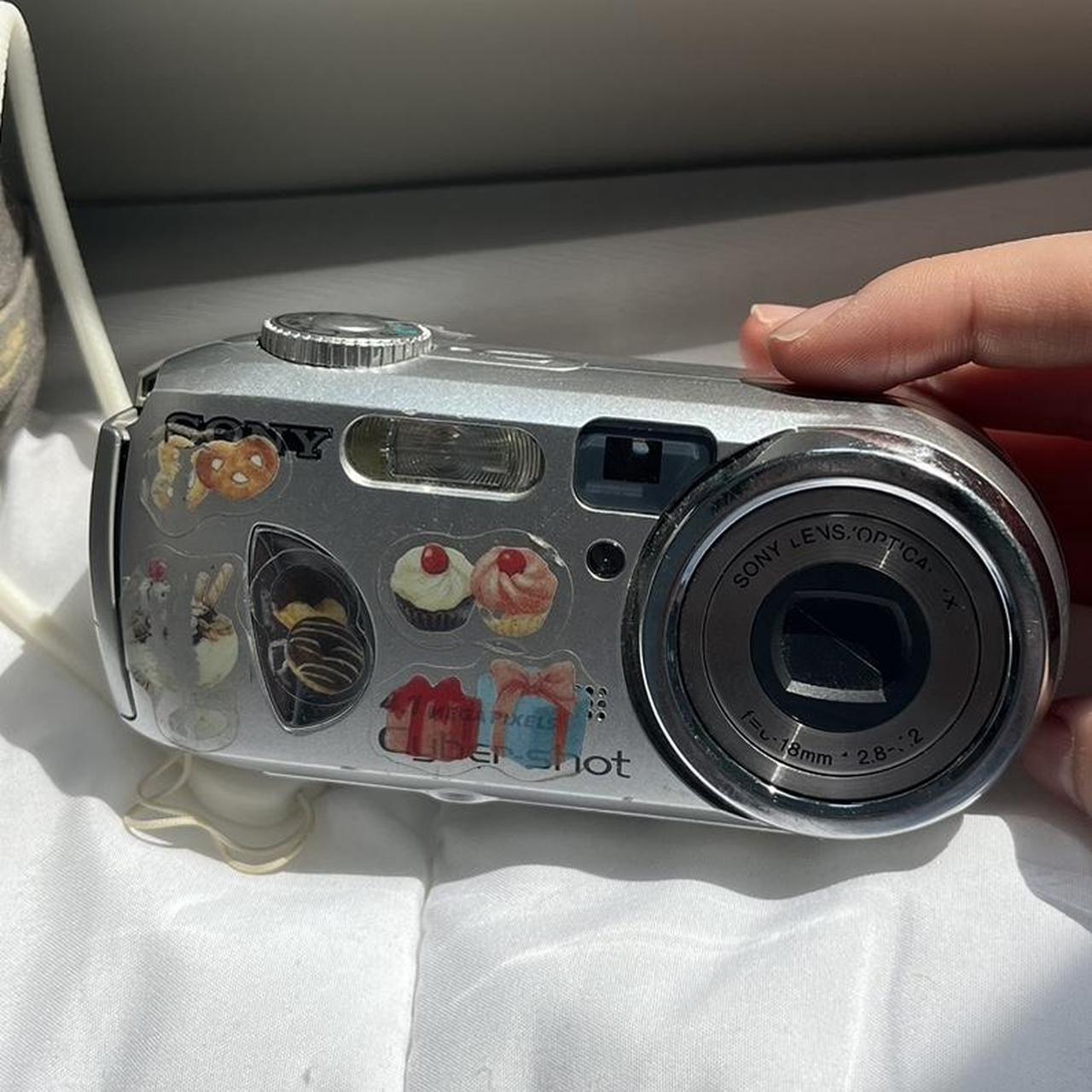 Untested Sony cyber shot y2k digital camera with... - Depop