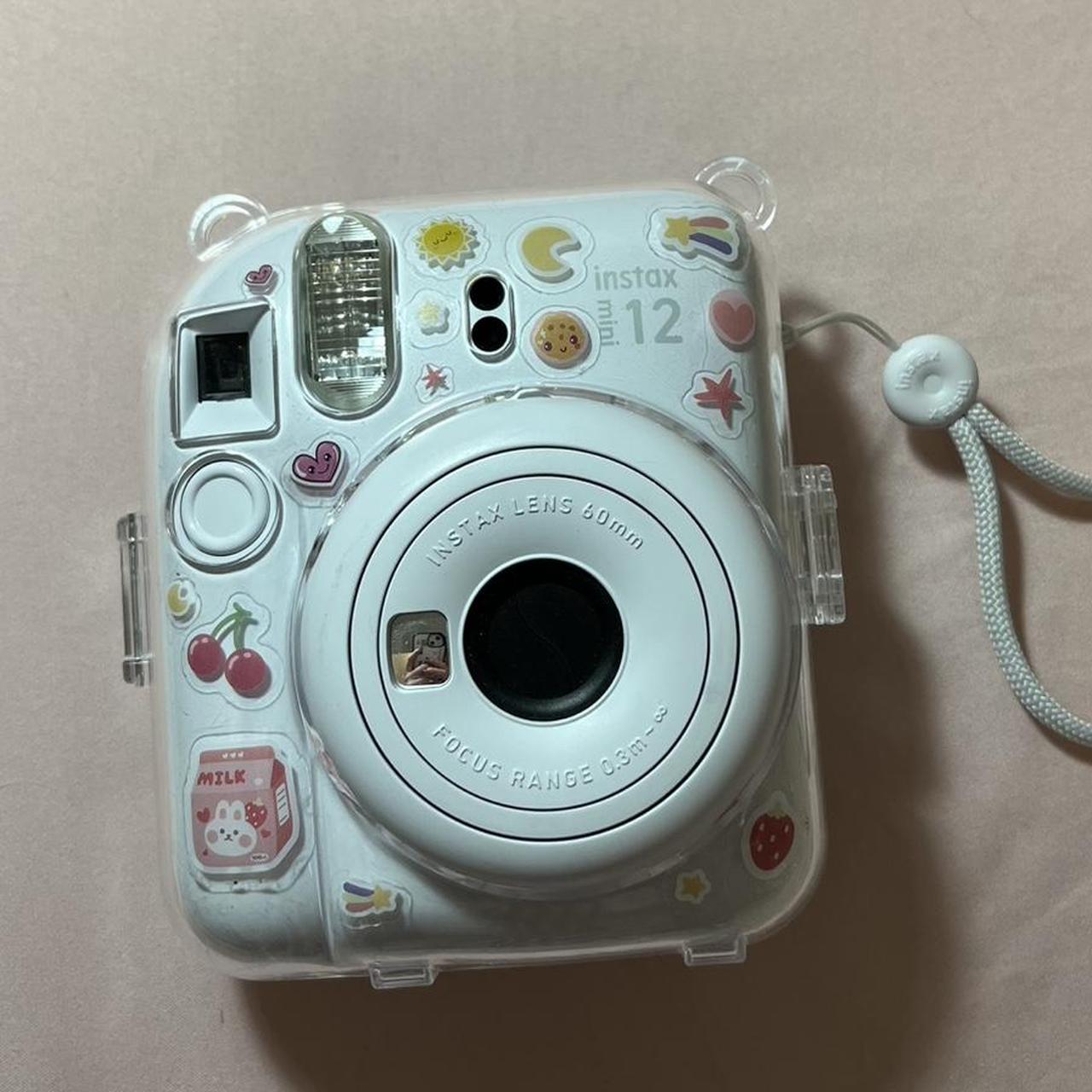 White Instax Mini 12 camera with extra film (might... - Depop