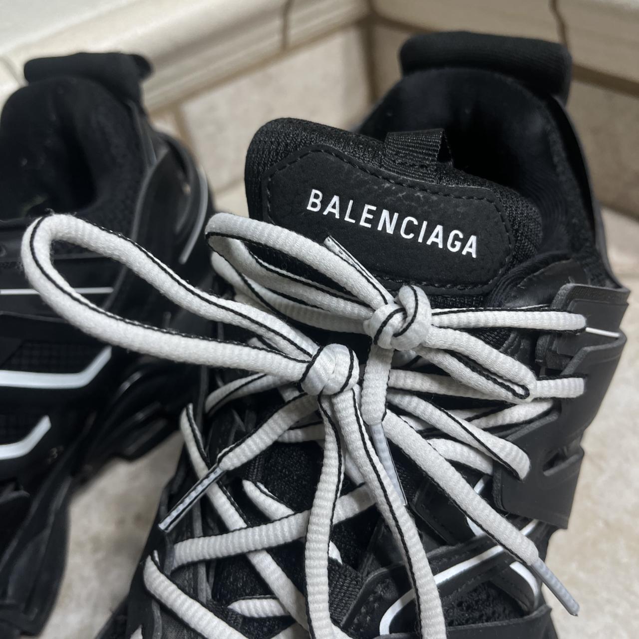 Balenciaga Track Runners in Black Balenci Size 45... - Depop