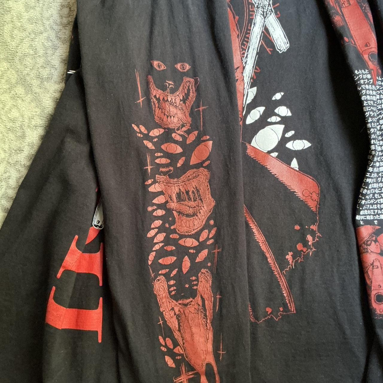 Hellsing black and red long sleeve shirt #hellsing... - Depop