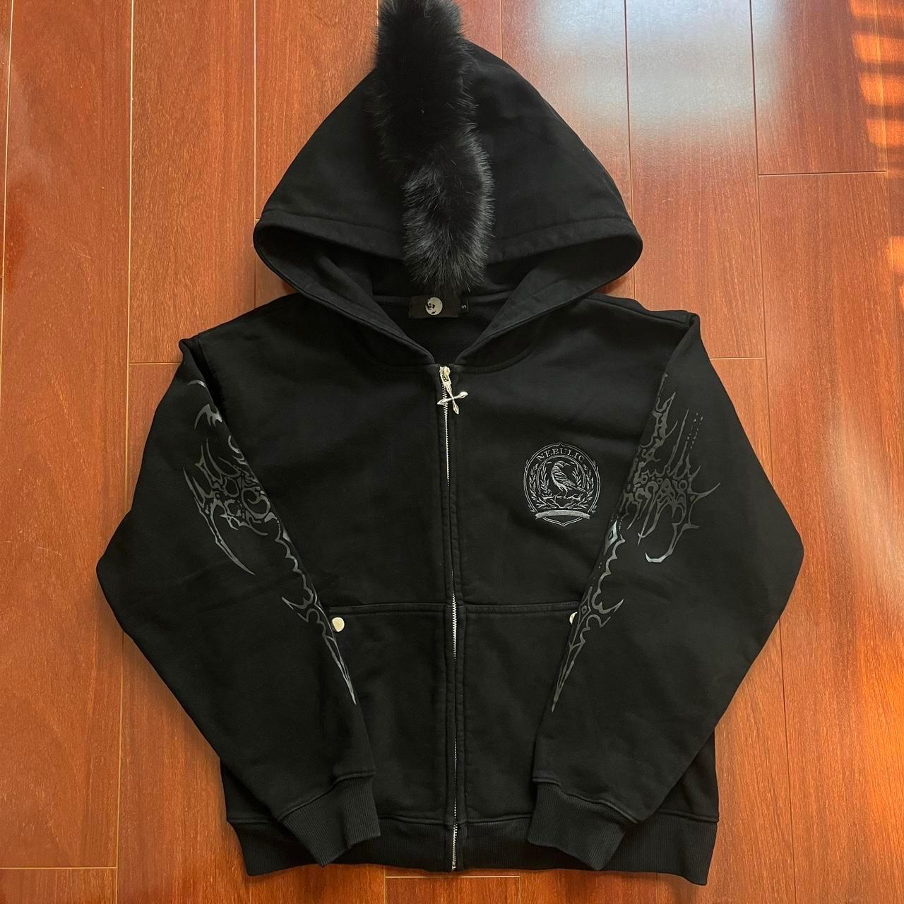 Nebulic Pravah Fur Zip Up REPOP Made from Japanese... | Depop