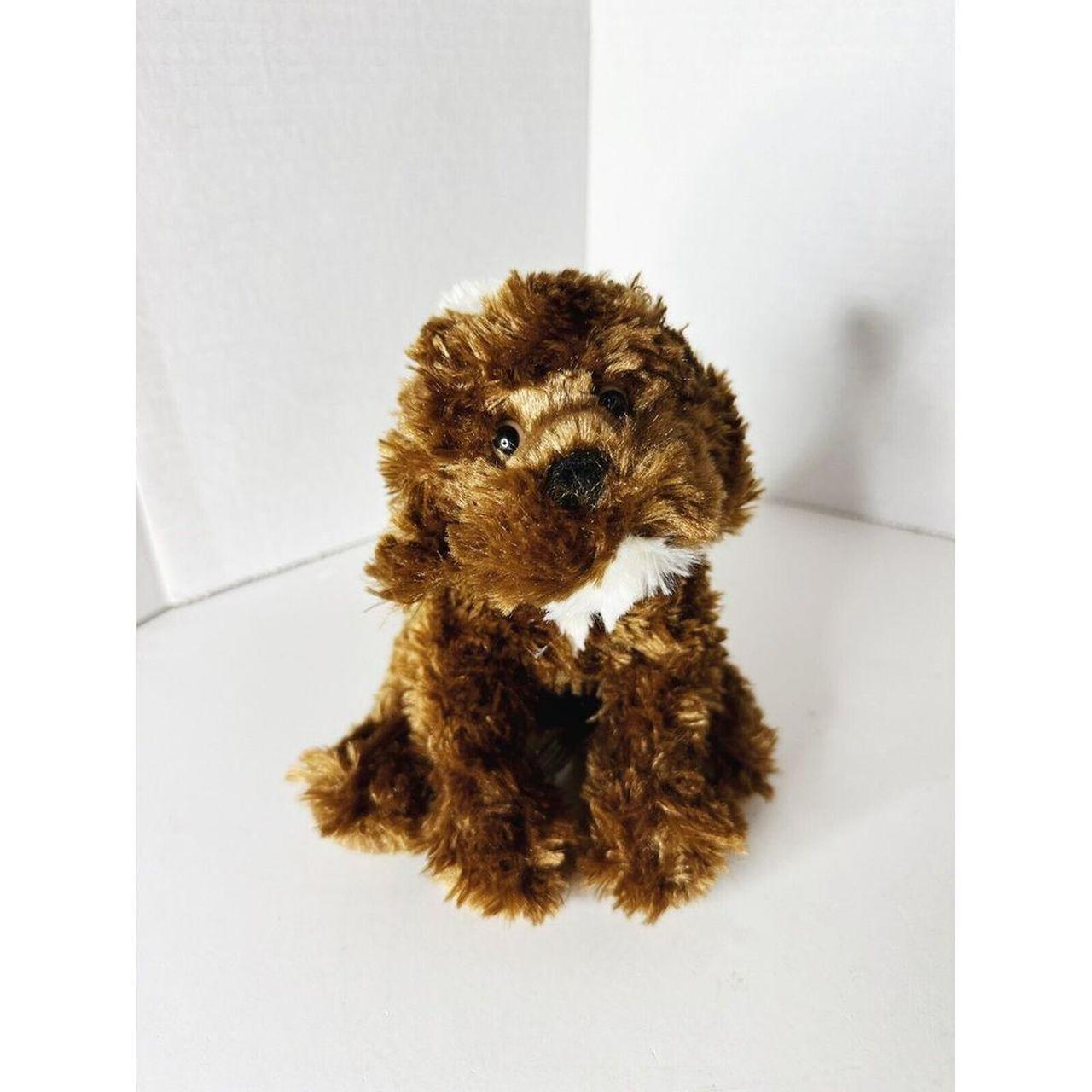 Labradoodle Dog Puppy Plush Stuffed Animal Brown... - Depop
