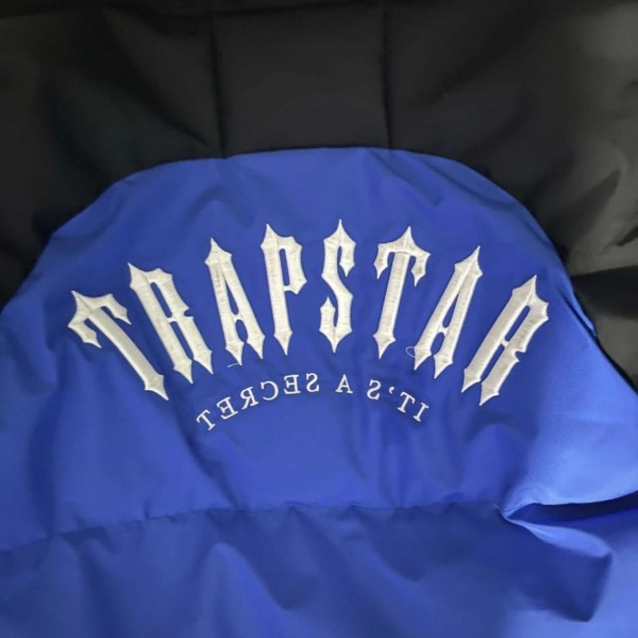trapstar puffer jacket - blue brand new and 100%... - Depop