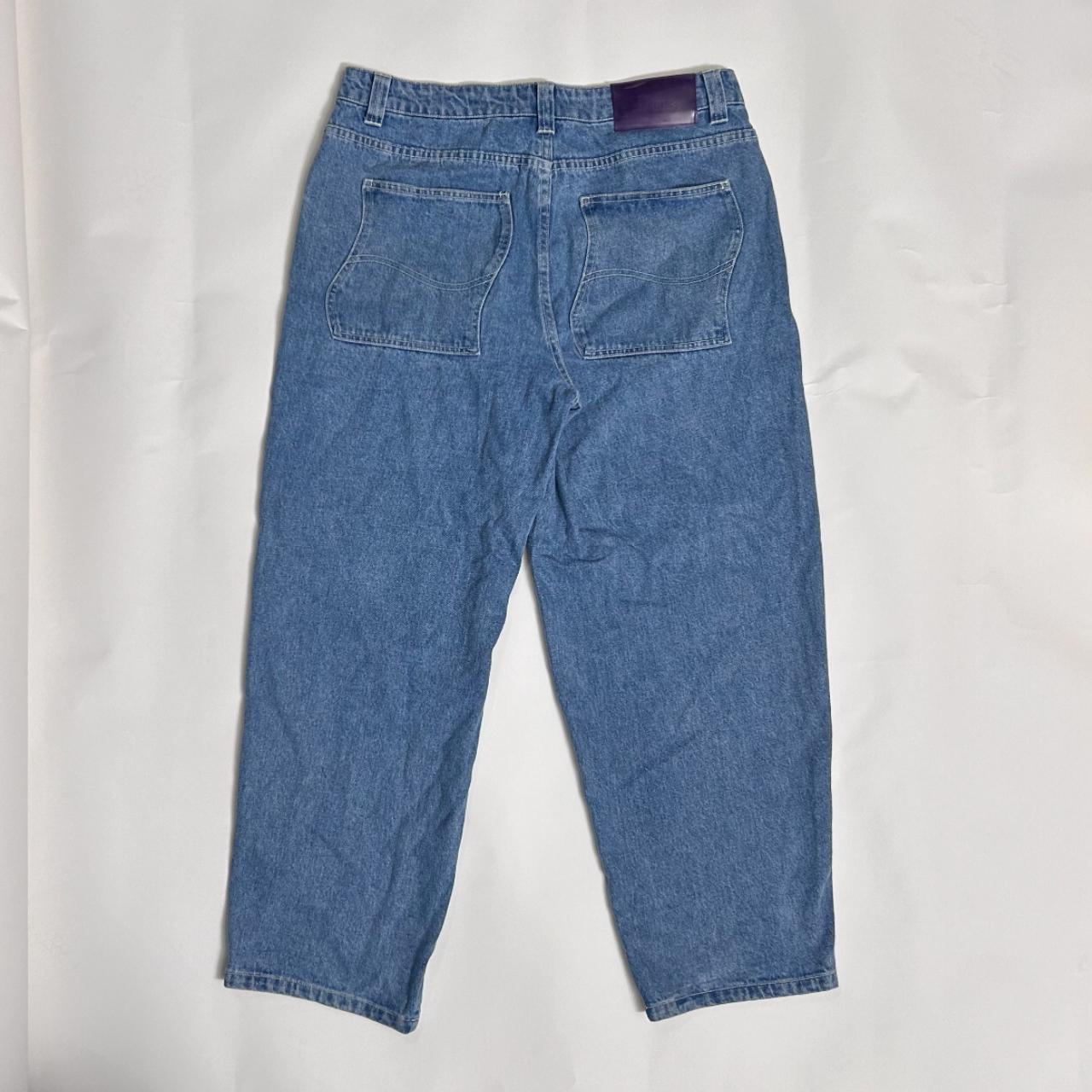 Dime denim wide leg jeans Size 32-34 waist 2024 Worn... - Depop