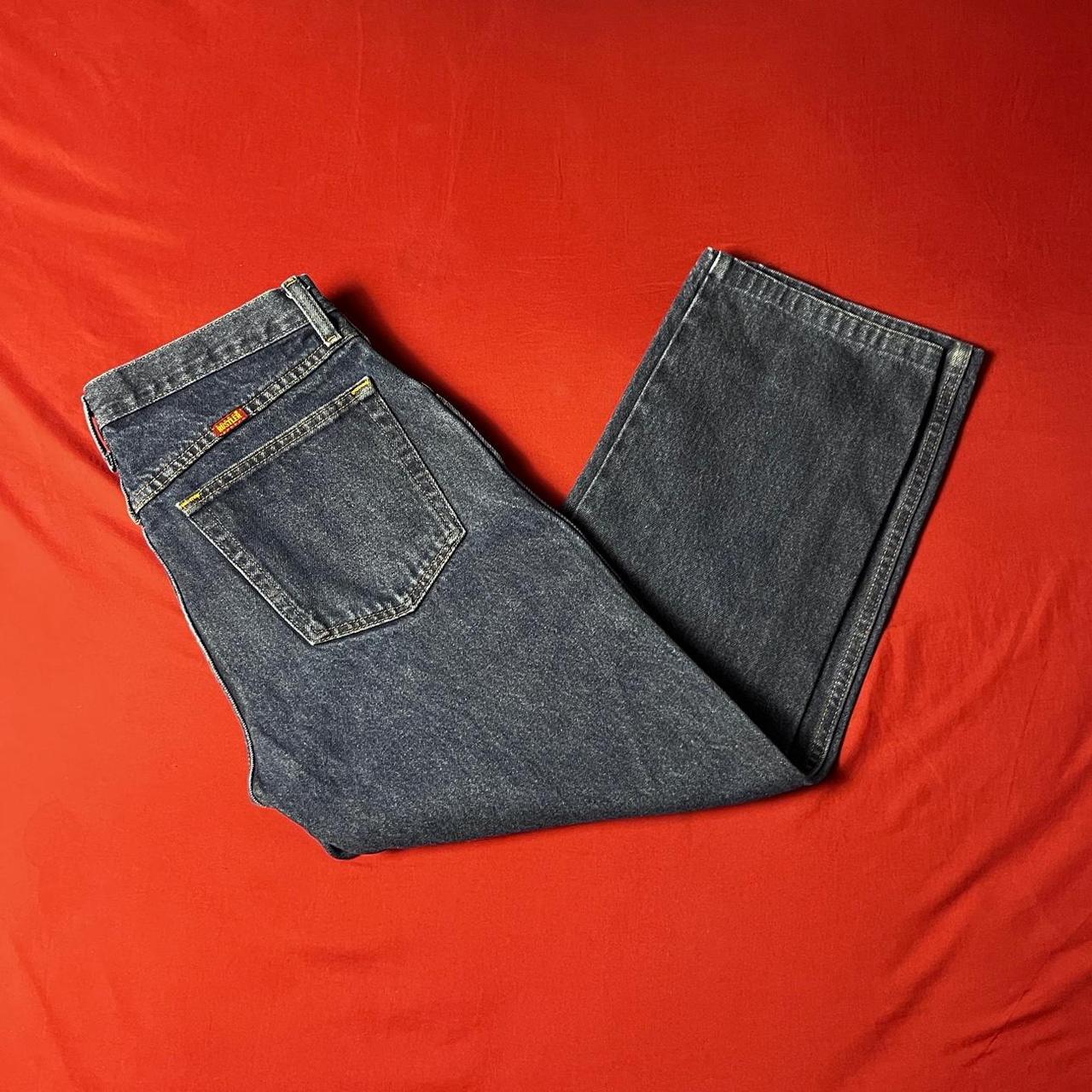 Rustler Blue straight leg jeans 33x32 (measurements... | Depop