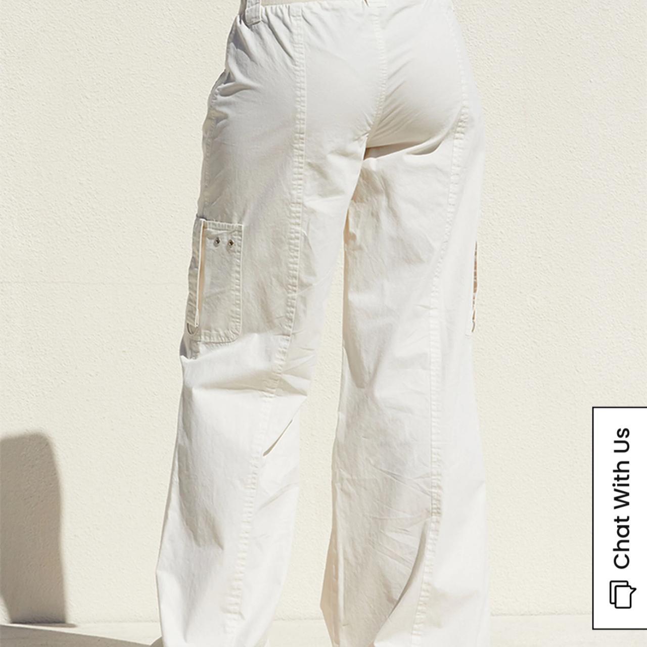 NWT pacsun navy low rise baggy flare pants - Depop