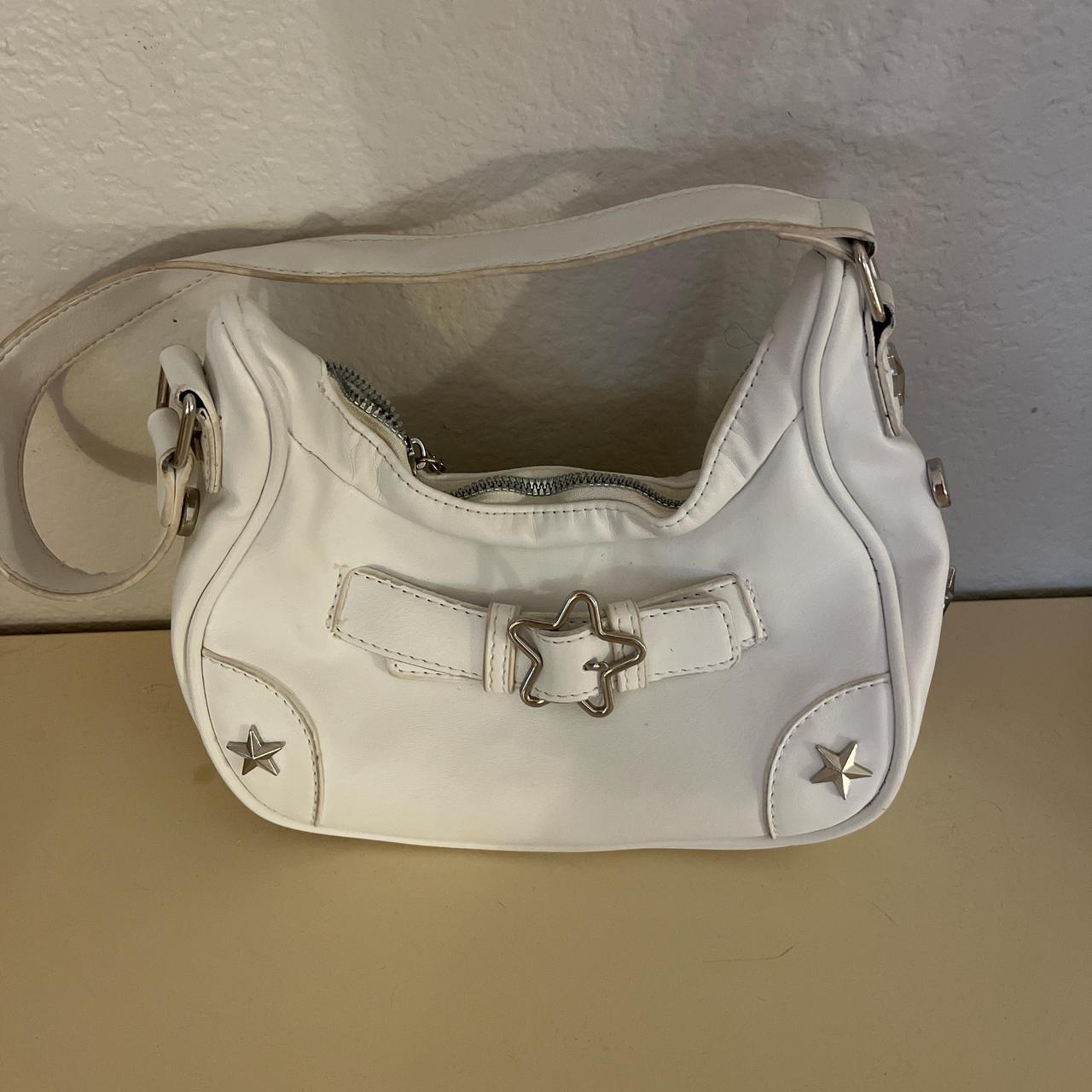 White y2k Star purse small brown stain on inside... - Depop